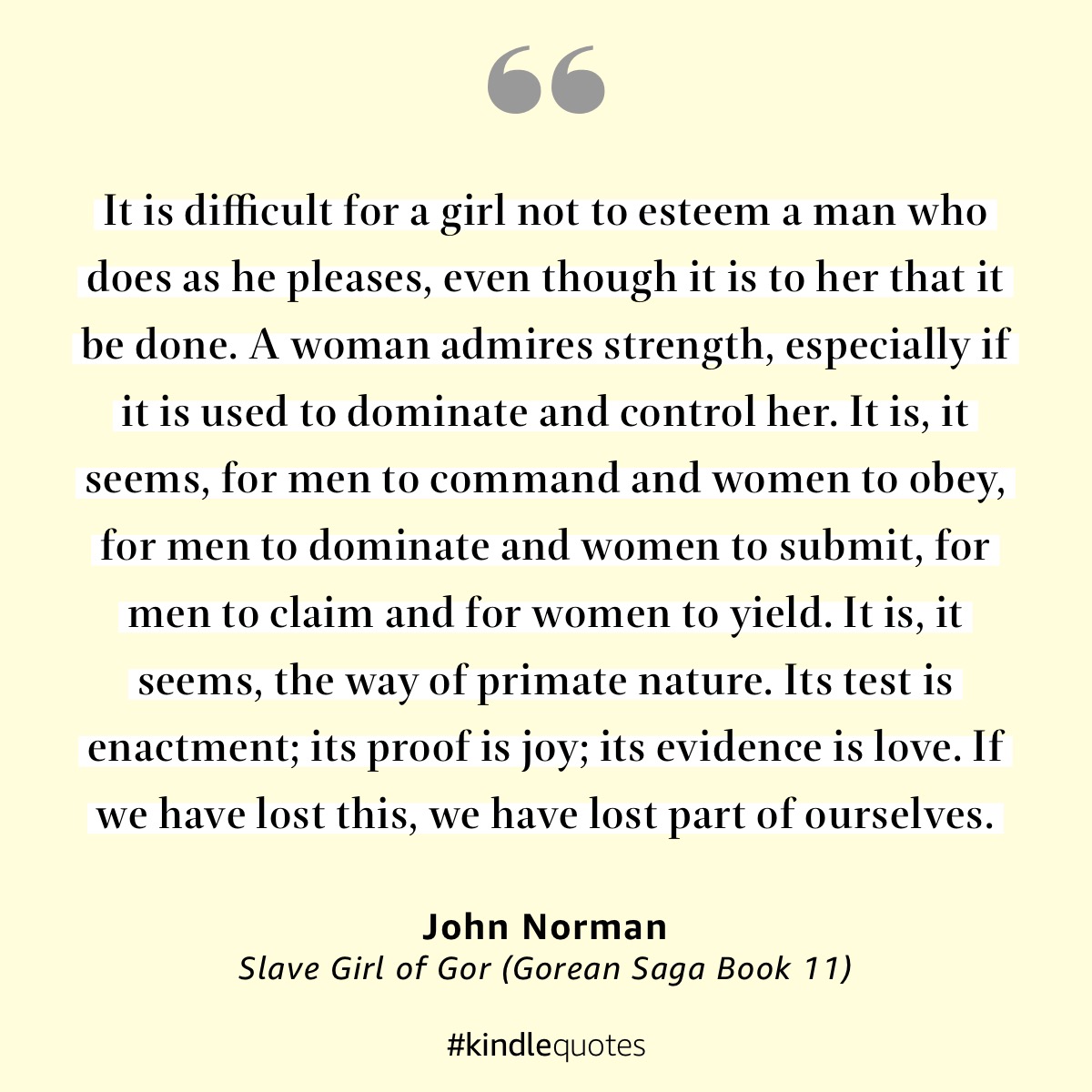 Daily Gorean Quotes – Gorean Lifestyle – House of Phoenix